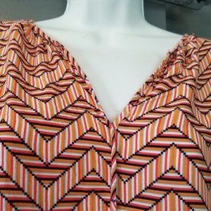 STYLUS | Tops | Chevron Print Blouse | Poshmark